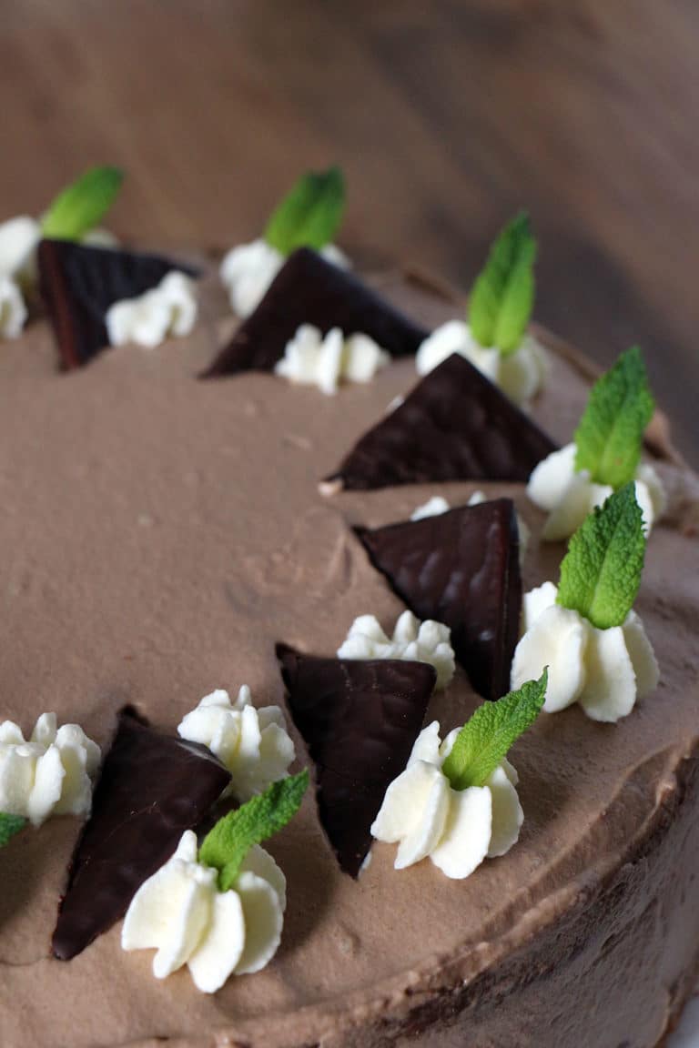 After Eight Torte - Rezept für Minz-Schoko-Torte von Transglobal Pan Party